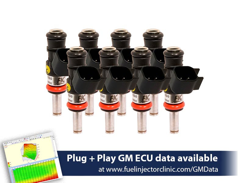 1440cc (160 lbs/hr at OE 58 PSI fuel pressure) FIC Fuel Injector Clini ...
