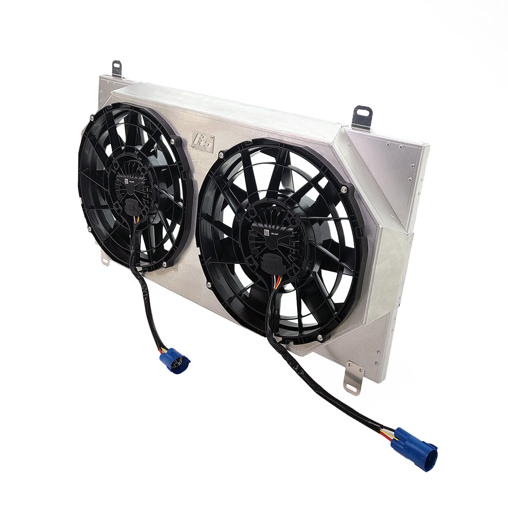 PHR - Powerhouse Racing Dual Brushless SPAL Fan Kit for Toyota Supra 2 ...