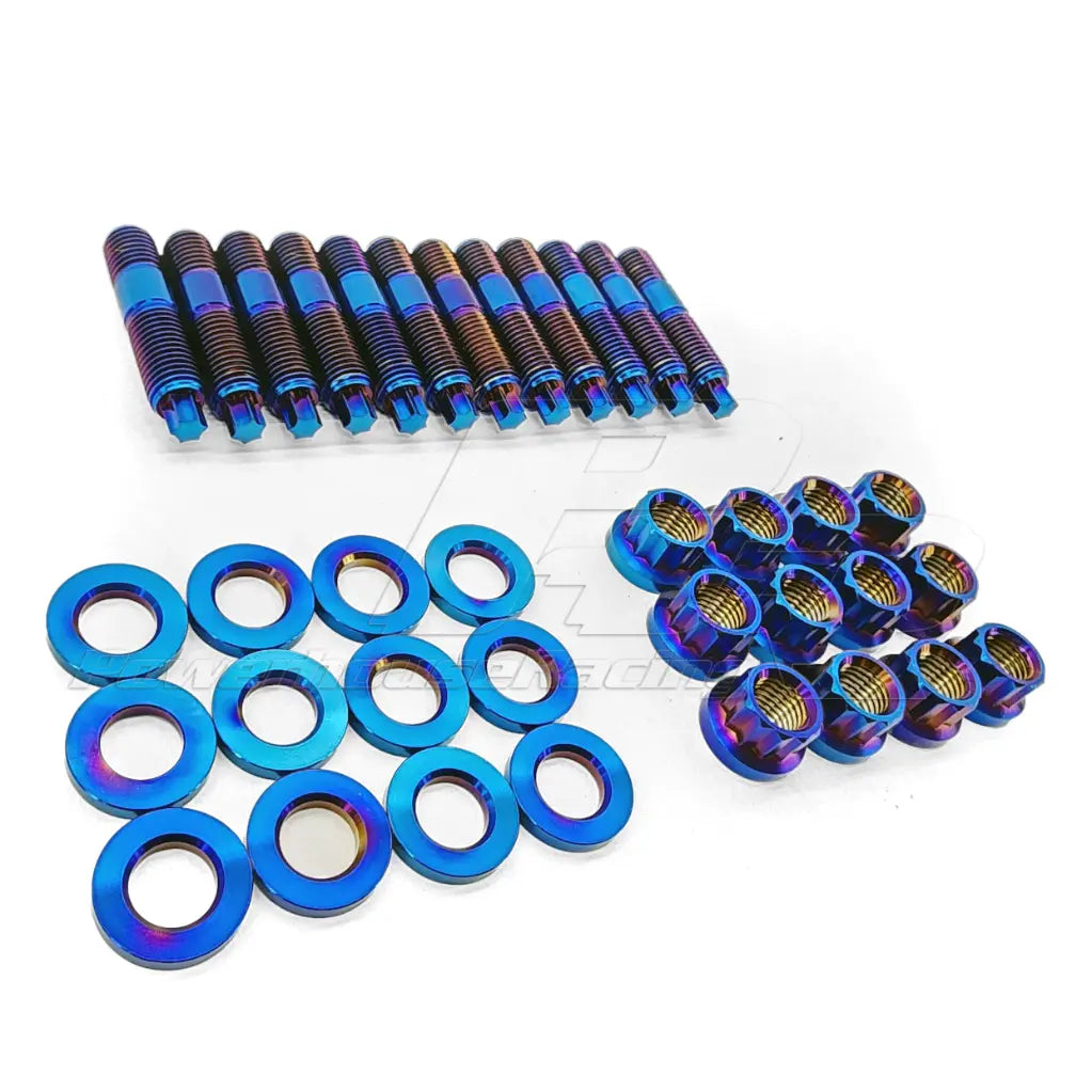 PHR - Powerhouse Racing Titanium Stud and Nut Kit for 2JZ Turbo Manifo ...