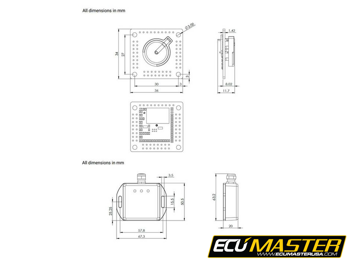 ECUMaster Wireless Racing Panel Kit – Induction Performance