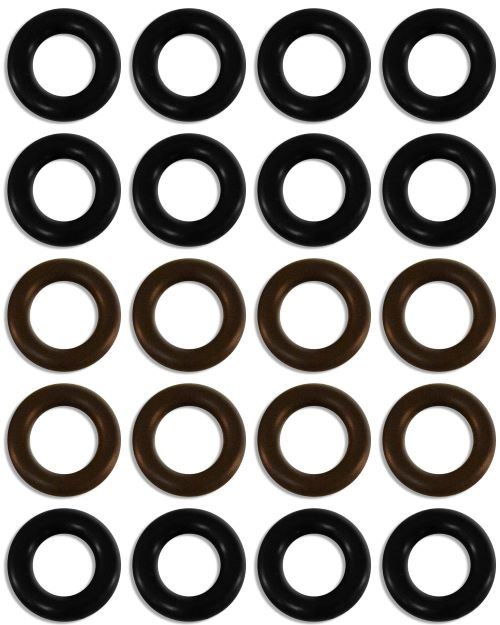 Universal seal kit for 4 cyl Fuel Injector Clinic injectors w/14mm sea ...