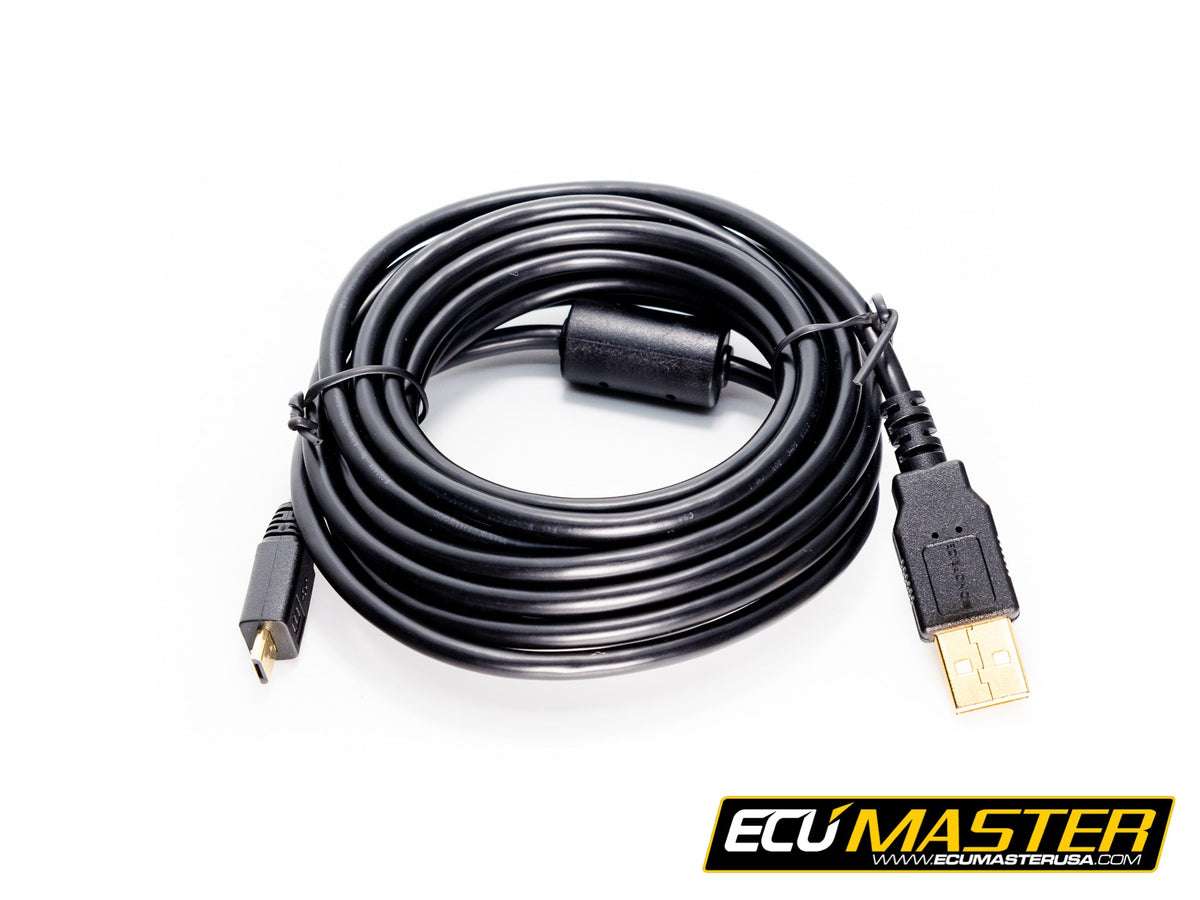 EMU Black USB A to Micro-USB Male-Male Cable – Induction Performance
