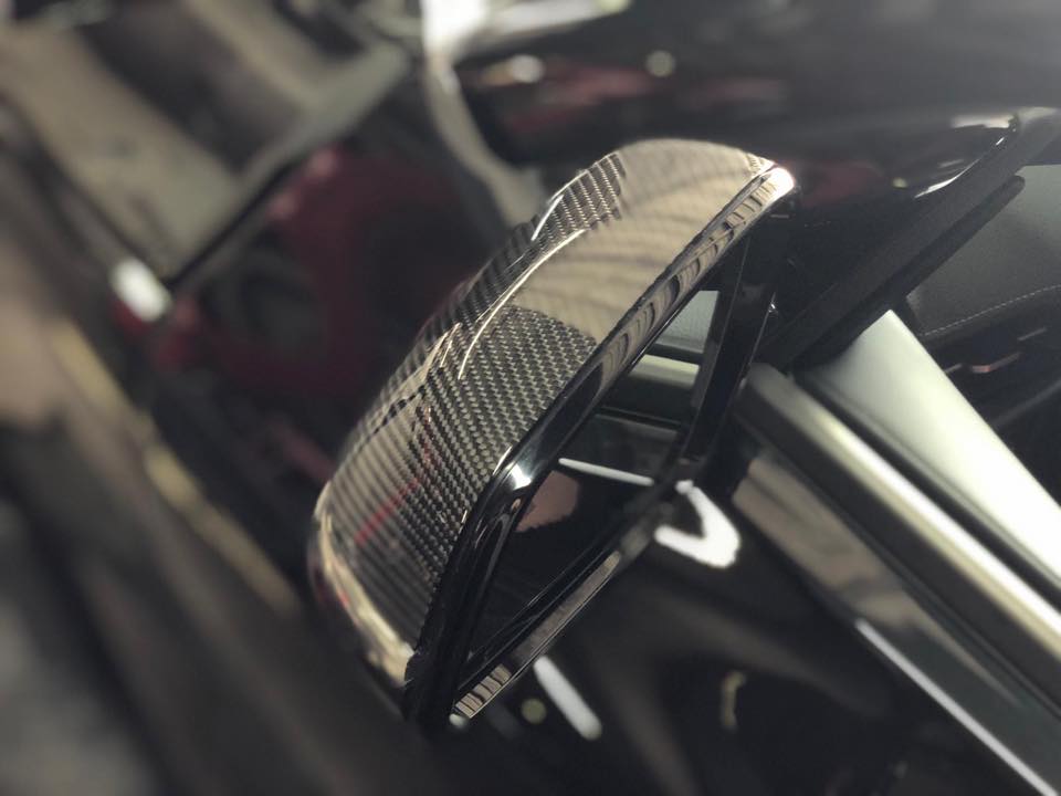 Toyota / TRD Carbon Fiber Replacement Mirror Caps – Induction Performance
