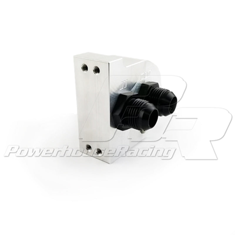 PHR - Powerhouse Racing Billet Oil Filter Mount -12AN ORB Ports ...