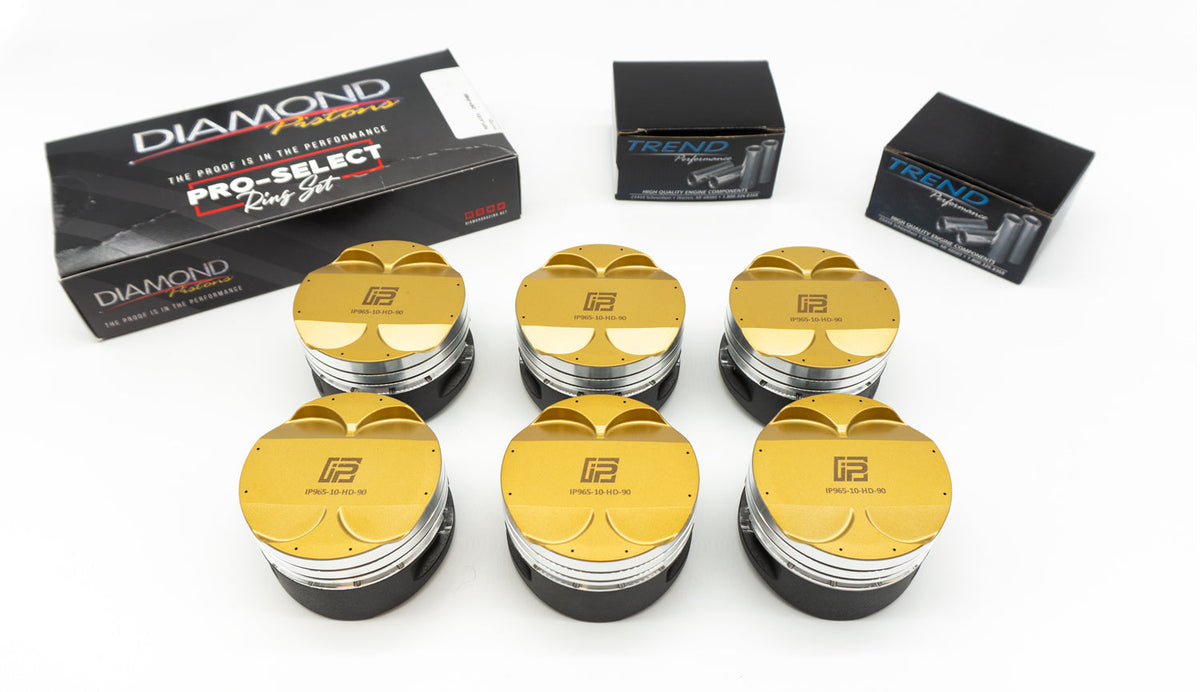 Induction Performance HD / MAX EFFORT Toyota 2JZ Forged Pistons by Dia