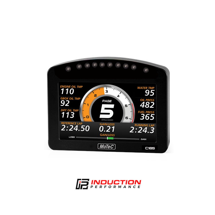 MoTeC C125 5" Color Display w / USB Logging – Induction Performance