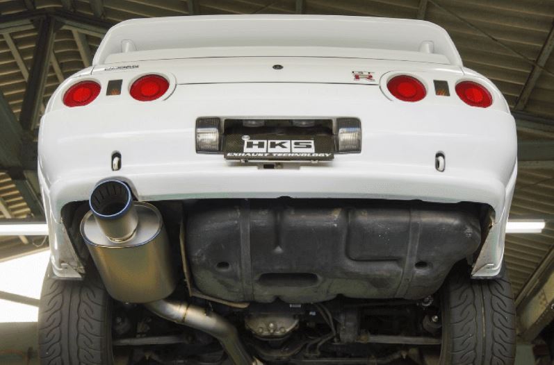 HKS Super Turbo Muffler Exhaust System for Nissan Skyline GT-R R32 R33 ...